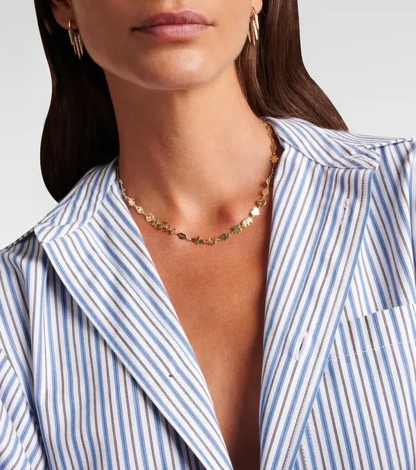 SYDNEY EVAN 14kt Yellow Charm Necklace