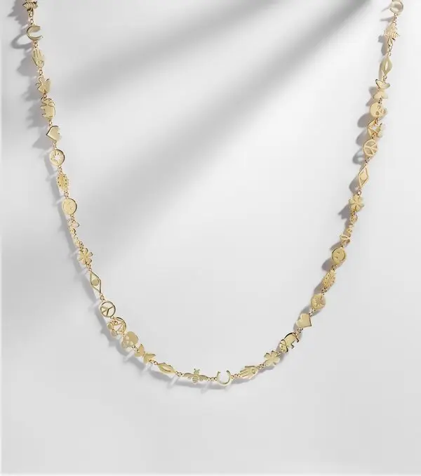 SYDNEY EVAN 14kt Yellow Charm Necklace