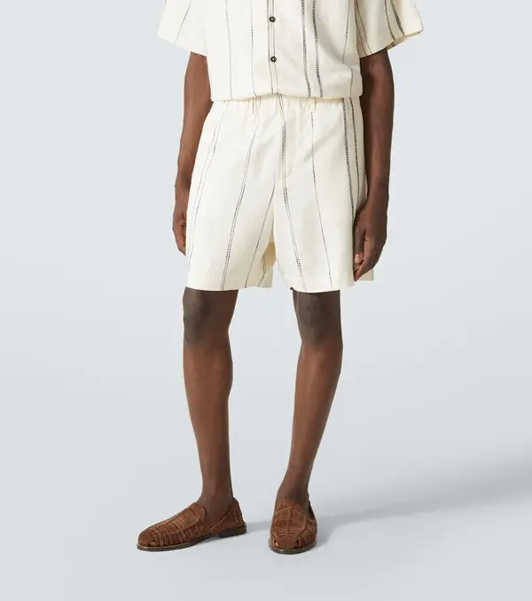 Commas Striped Shorts
