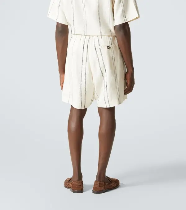 Commas Striped Shorts