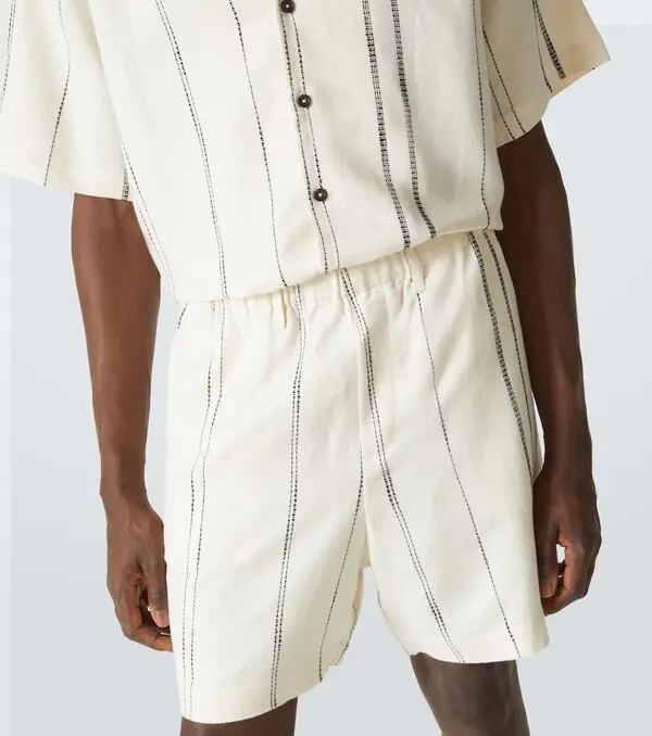 Commas Striped Shorts