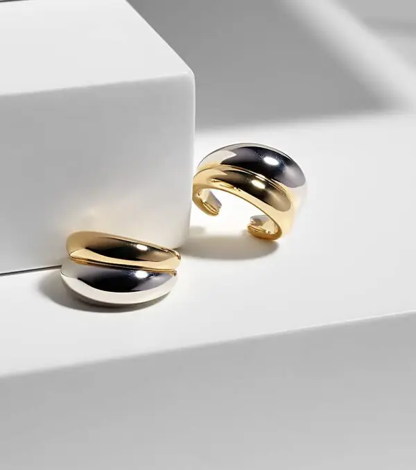 JENNIFER FISHER Chavez Rhodium-plated Ear Cuffs - Gold