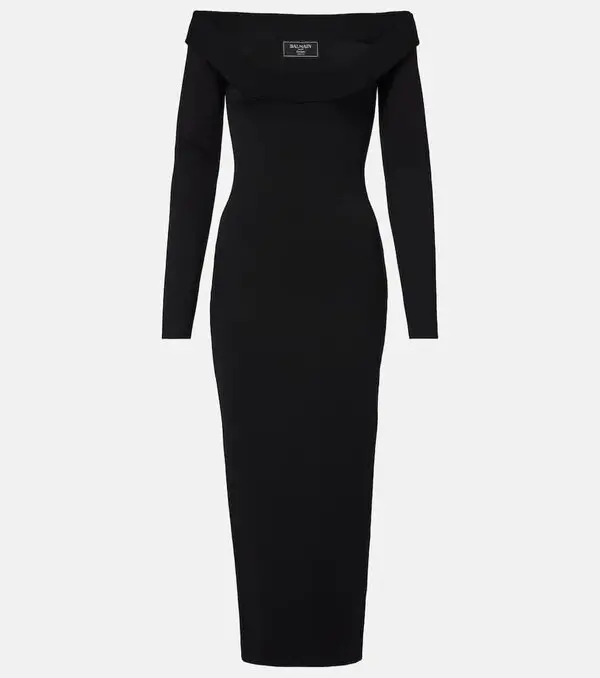Balmain Knitted Maxi Dress