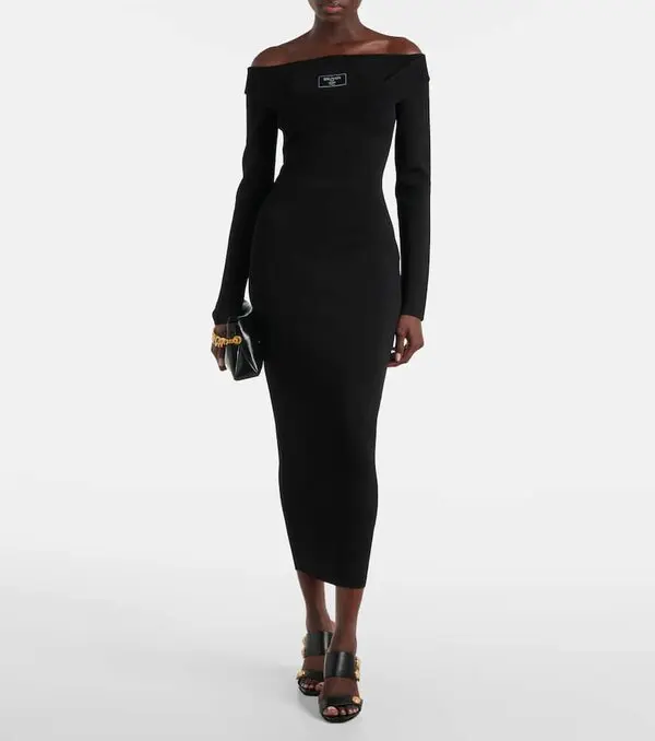 Balmain Knitted Maxi Dress