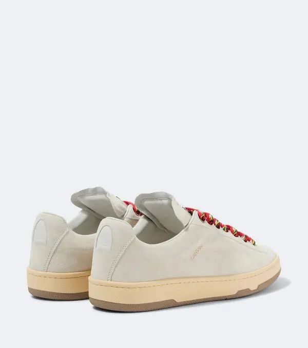 LANVIN Curb Lite Suede Sneakers - White