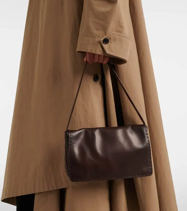 THE ROW Nuance Leather Shoulder Bag