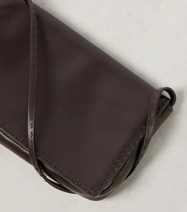 THE ROW Nuance Leather Shoulder Bag