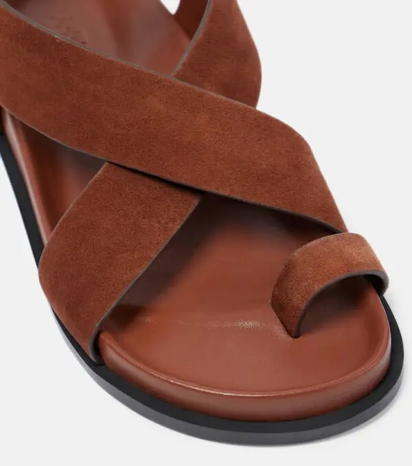 A.emery Jalen Suede Sandals - Brown