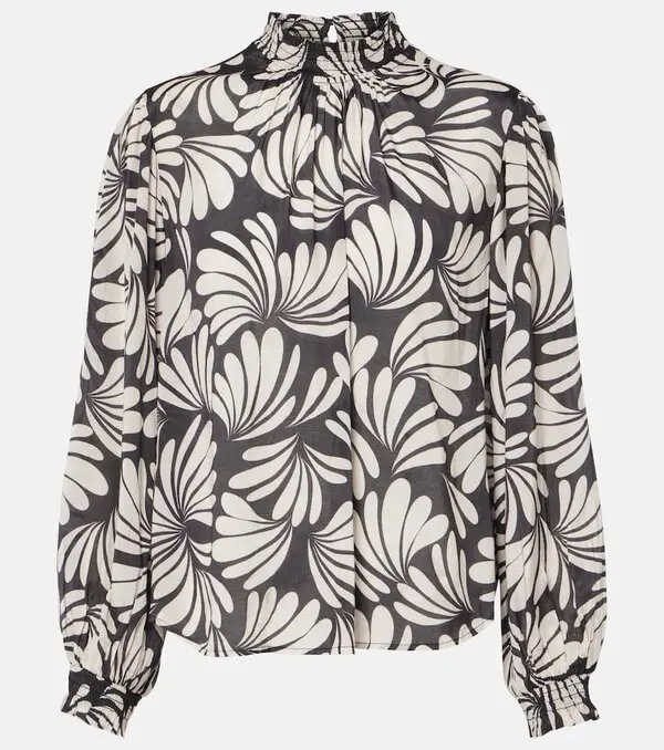 Velvet By Graham & Spencer Leonie Printed Blouse - Multicoloured