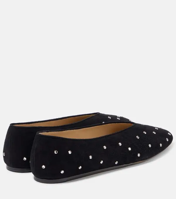 Le Monde Beryl Regency Embellished Ballet Flats