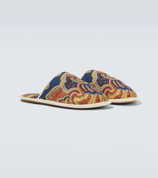 Valentino Garavani Paisley Slides