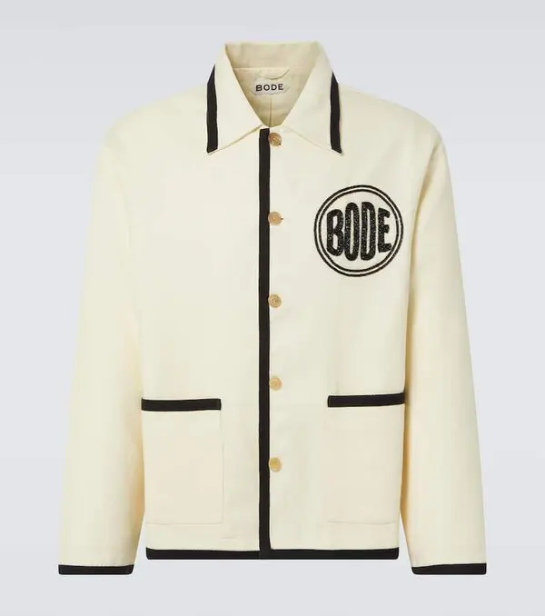 BODE Beaded Wool Jacket - Black