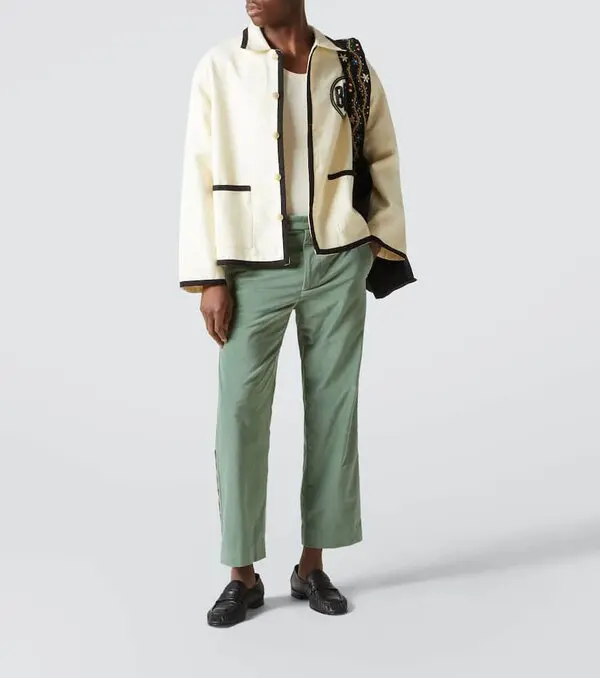 BODE Beaded Wool Jacket