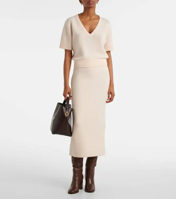 Jardin Des Orangers Cashmere V-neck Sweater