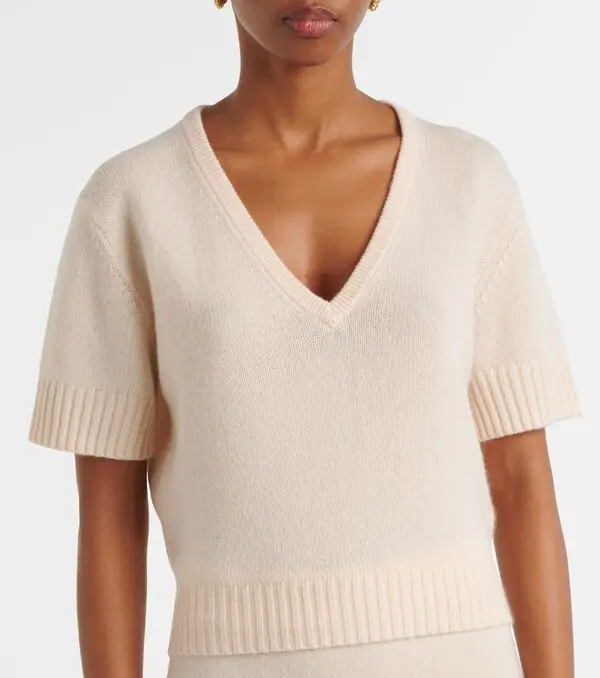 Jardin Des Orangers Cashmere V-neck Sweater