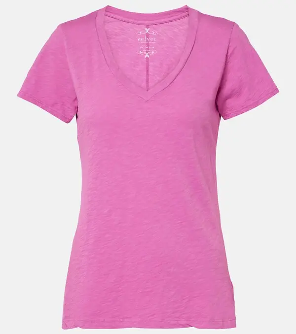 Velvet By Graham & Spencer Lilith Cotton Jersey T-shirt