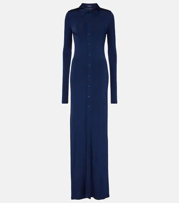 Balenciaga Jersey Maxi Dress
