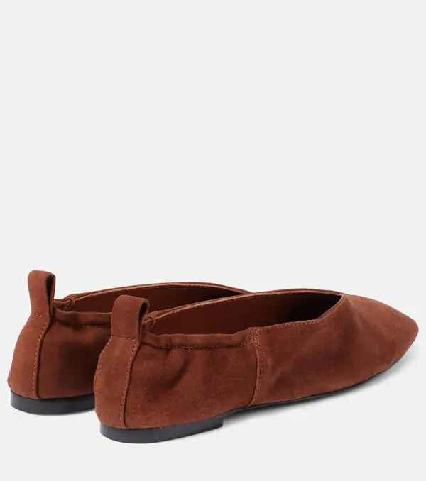 A.emery Brie Suede Ballet Flats - Brown