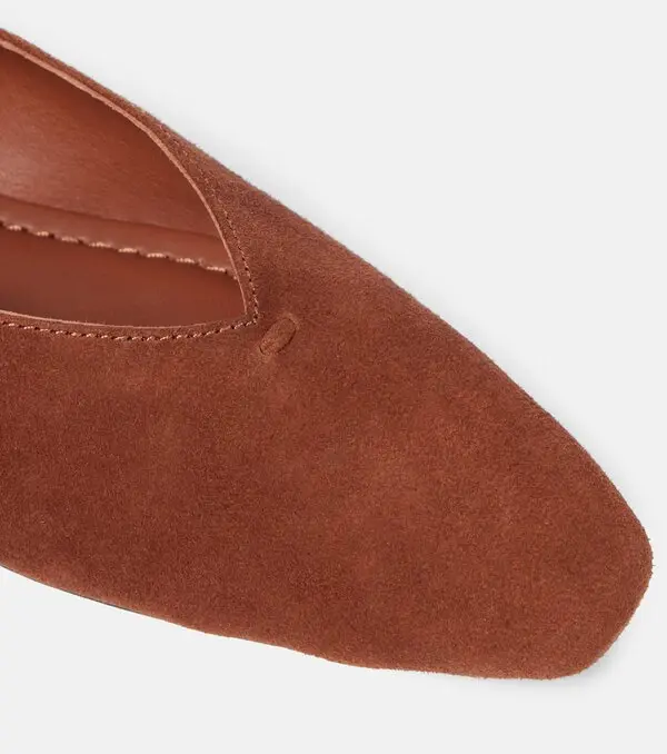 A.emery Brie Suede Ballet Flats - Brown