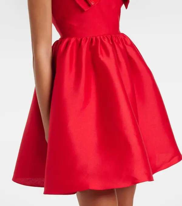 SELF-PORTRAIT Bow-detailed Minidress