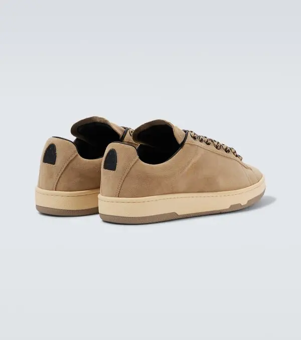 LANVIN Curb Lite Suede Sneakers