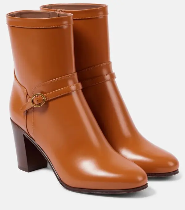 Valentino Garavani Leather Ankle Boots