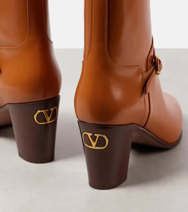 Valentino Garavani Leather Ankle Boots