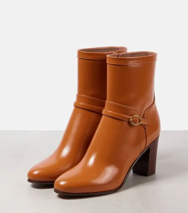 Valentino Garavani Leather Ankle Boots
