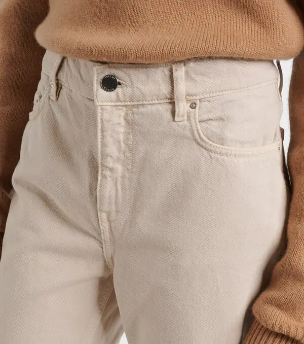 TOTEME Low-rise Tapered Jeans