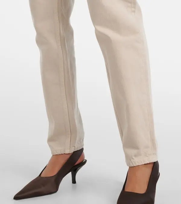 TOTEME Low-rise Tapered Jeans