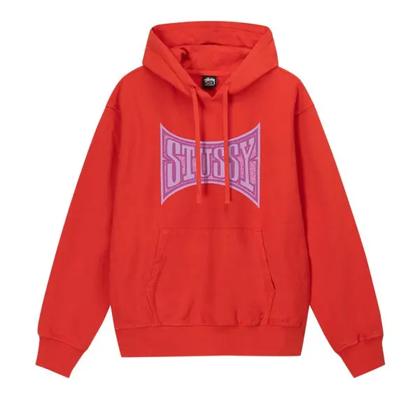 StÜssy Pigment Dyed Hoodie - Red