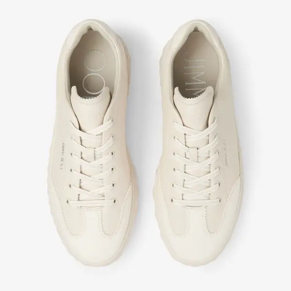 JIMMY CHOO Diamond Light Flex Leather Trainers - Latte