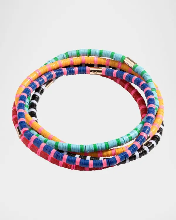 ELSIE FRIEDA Heishi Bead Bracelet Set - Happy Hour