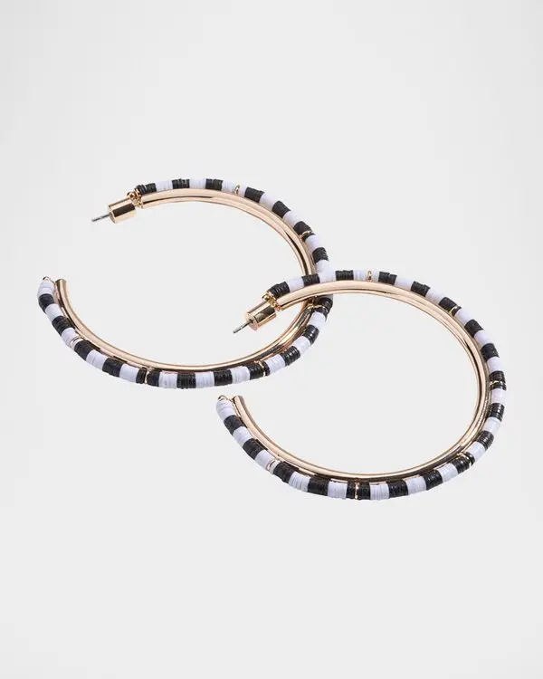 ELSIE FRIEDA Anguilla Hoop Earrings - Double Vision