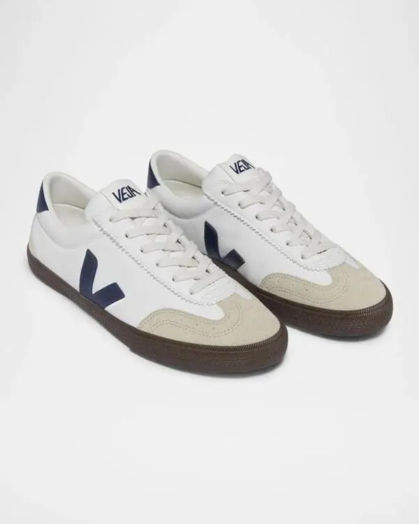 VEJA Volley Bicolor Low-top Sneakers - White/blue