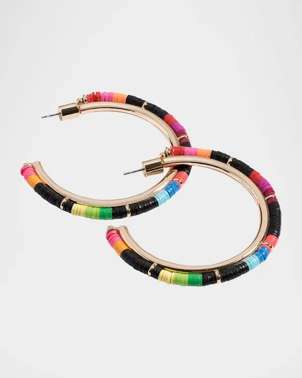 ELSIE FRIEDA Mini Anguilla Hoop Earrings - Throwing Shade