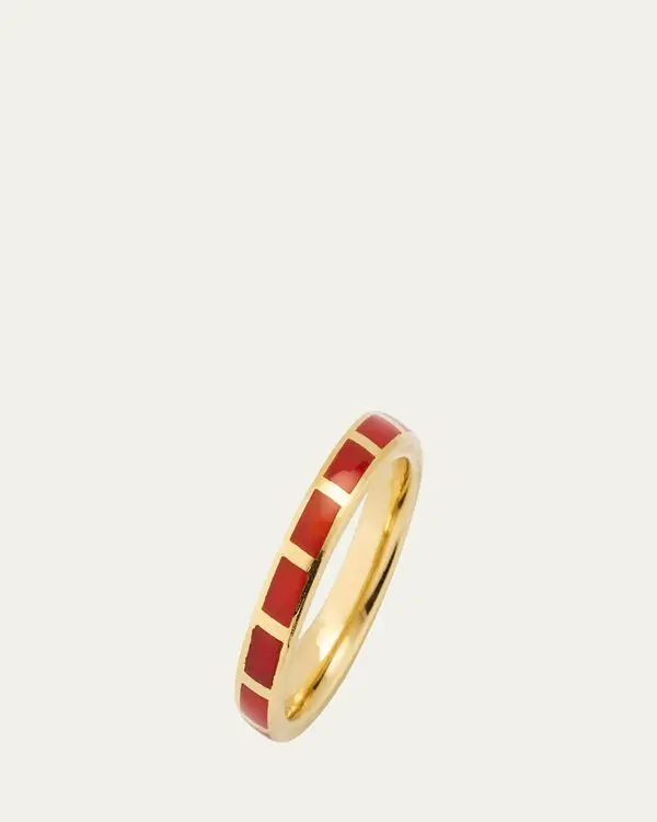 JAN LESLIE Dash Rectangle Gemstone Ring