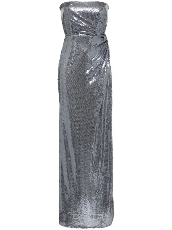 Alex Perry Twisted Sequinned Gown