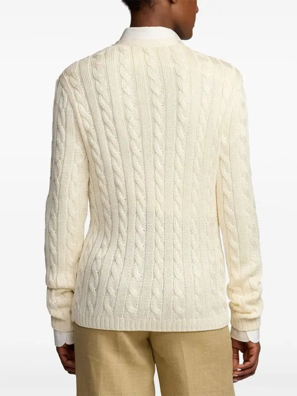 Ralph Lauren V-neck Cardigan - Neutrals