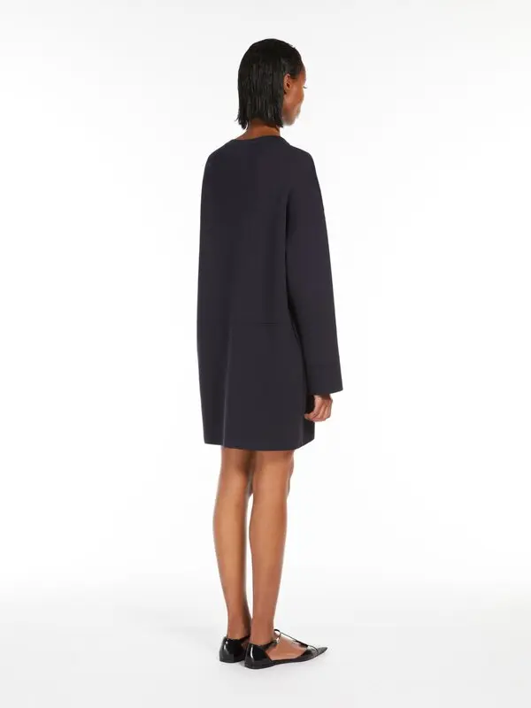 knee length dresses for ladies VERY J Mineral Washed Ribbed Knit Mini Dress main image 0