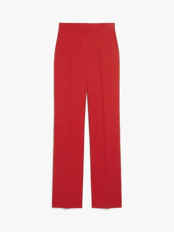 Max Mara Straight-fit Wool Satin Trousers