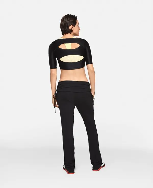 Stella McCartney Truelife Scoop Neck Crop Top