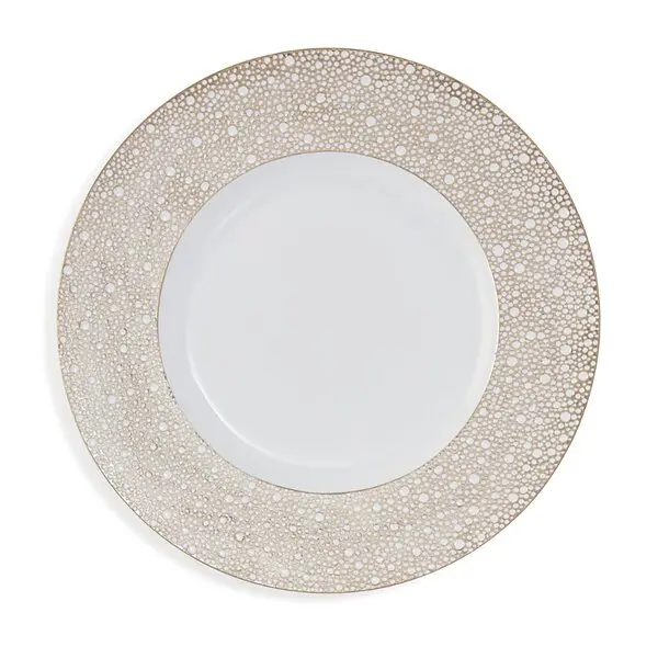 Bernardaud Ecume Mordore Service Plate - White