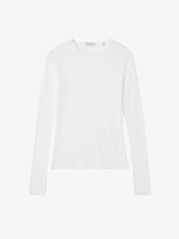 HOUSE OF DAGMAR Lyocell Top - White
