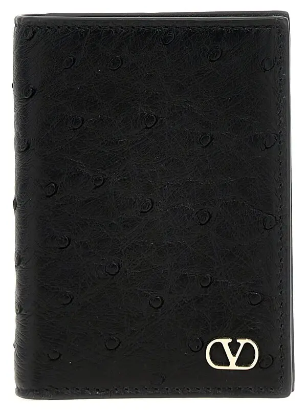 Valentino Garavani V Logo Cardholder - Black