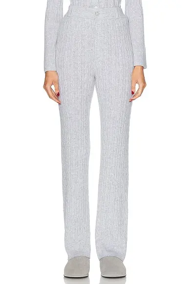 Guest In Residence Cable Cashmere Trouser