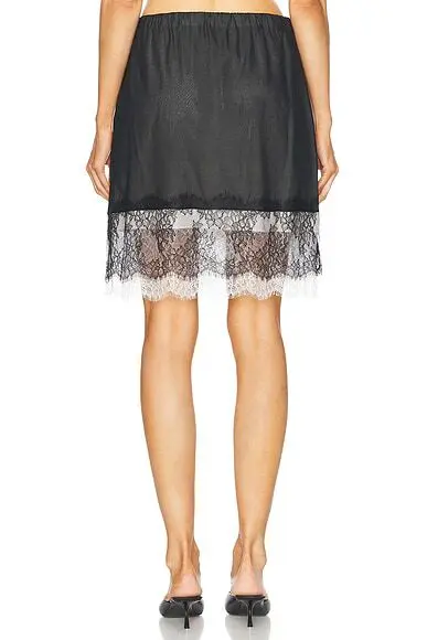 Helmut Lang Lace Mini Skirt