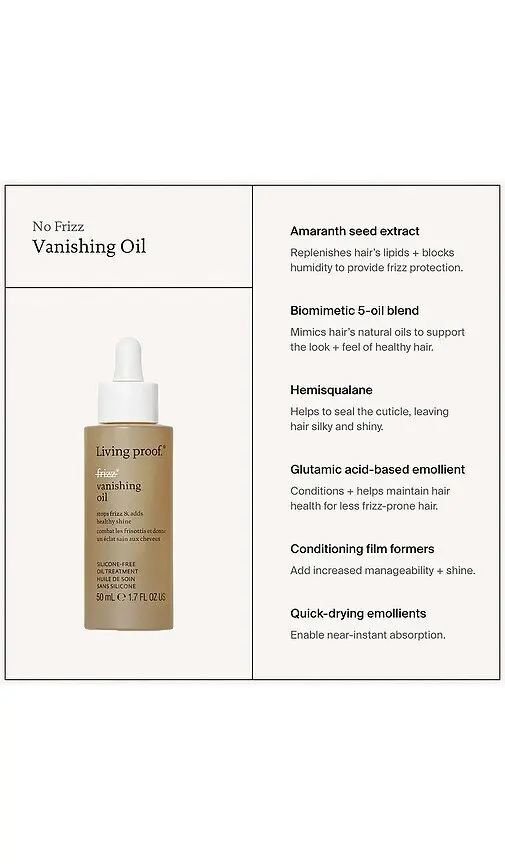 Living Proof No Frizz Vanishing Oil 1.7oz - N,a