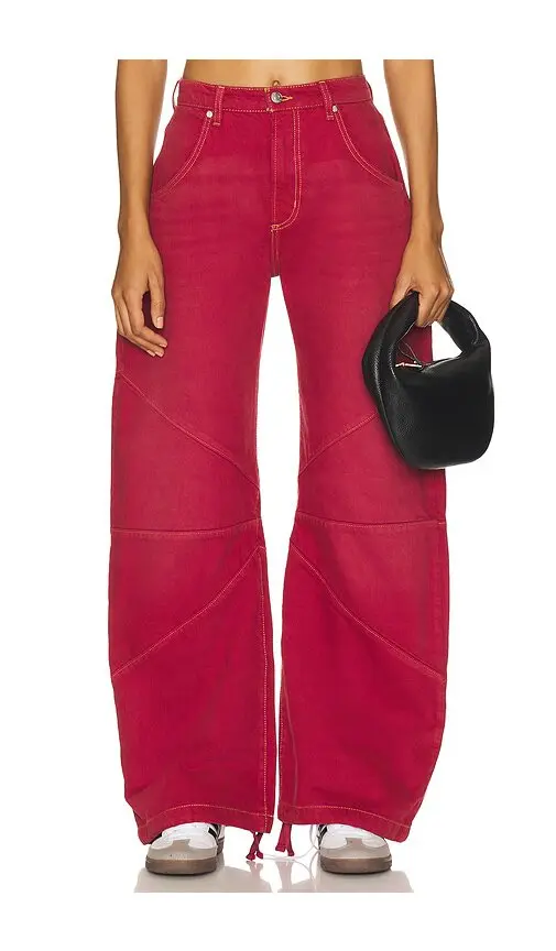 EB DENIM Frederic Barrel Wide Leg Jeans - Sundown