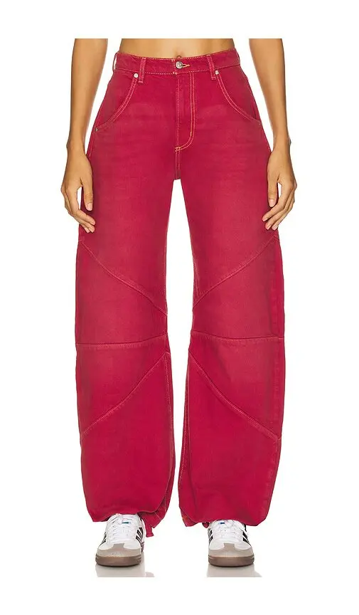 EB DENIM Frederic Barrel Wide Leg Jeans - Sundown